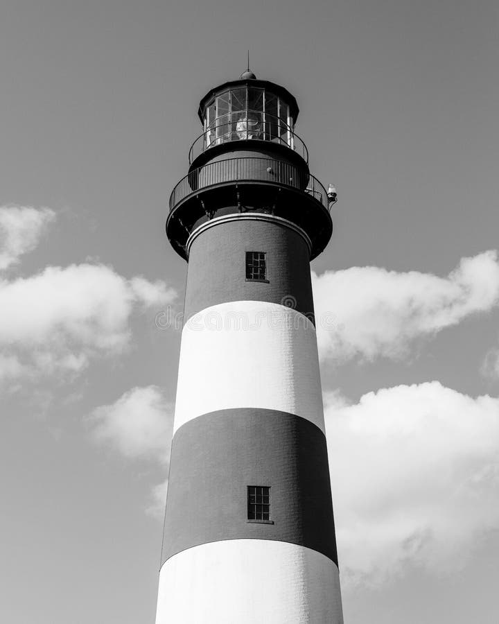 The Assateague Lighthouse, at Chincoteague Island, Virginia Stock Image ...