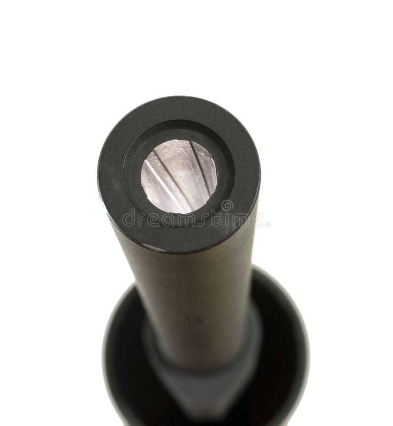 Assault rifle barrel stock photo. Image of grooves, gray - 26368922