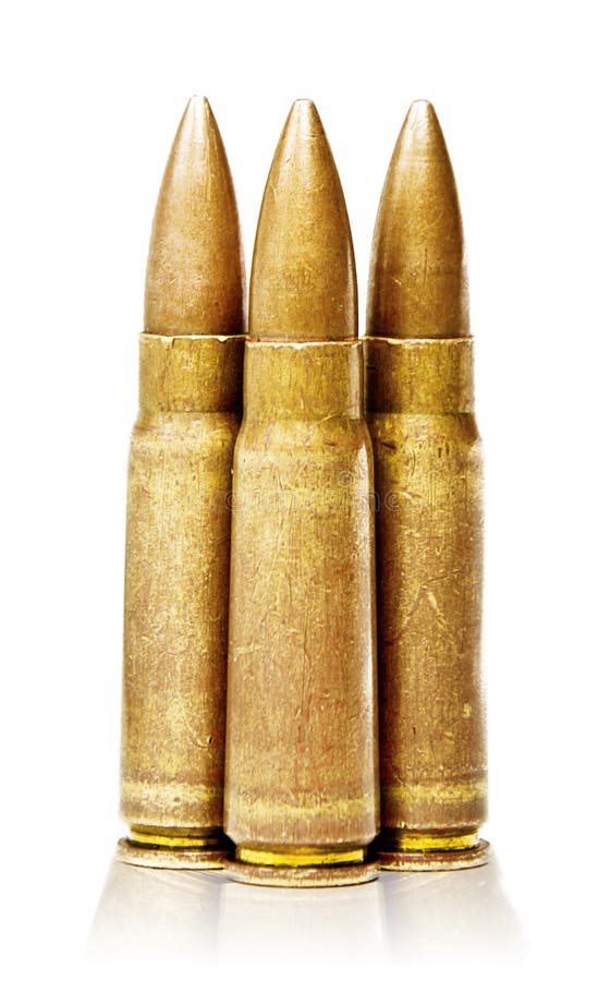Assault Rifle Bullets stock photo. Image of hunt, full - 18149936