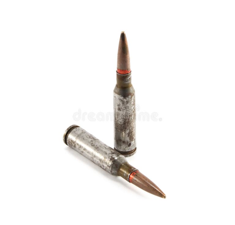 Assault rifle cartridges stock photo. Image of cartridge - 18520066