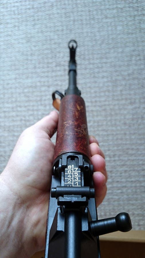 Assault rifle stock image. Image of slovakia, sa58, warfare - 50155401