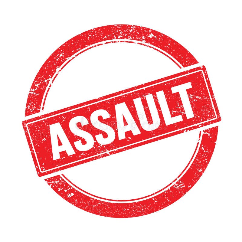 ASSAULT Text on Red Grungy Lines Stamp Stock Illustration ... ASSAULT Text on Red Grungy Lines Stamp Stock Illustration ...