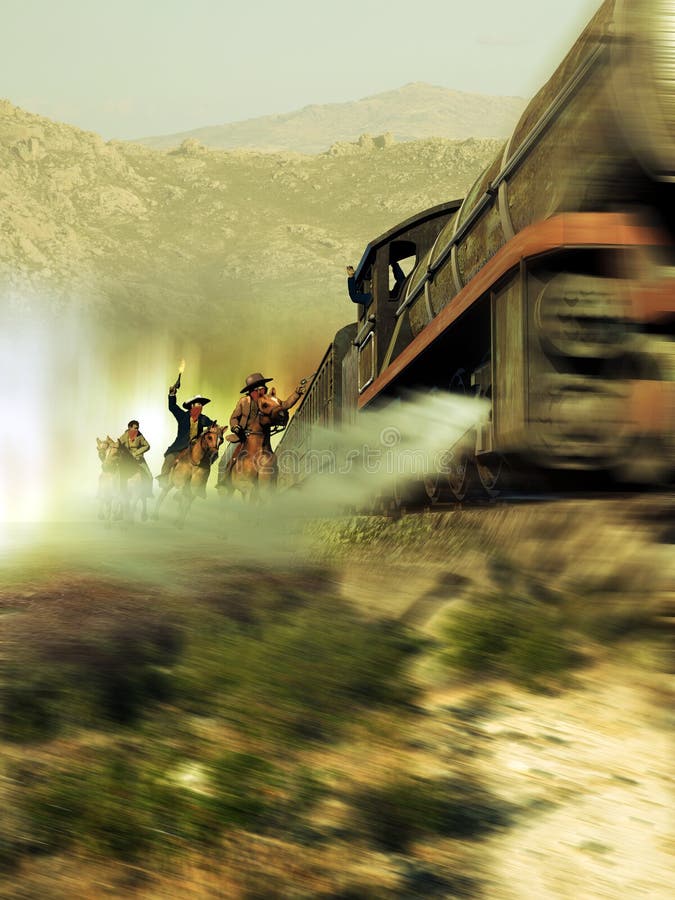 Attack to the train stock illustration. Illustration of danger - 79853652