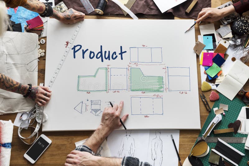 Assemble Manufacturing Production Business Pattern Stock Image - Image ...