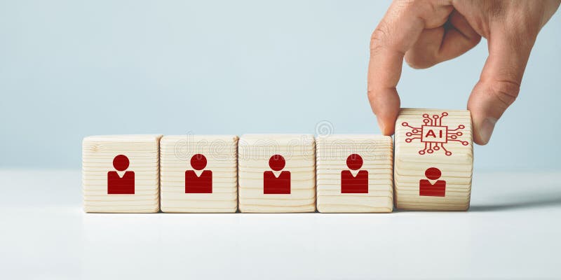 Assembled Wooden Cubes on the Topic of the Application of Artificial ...