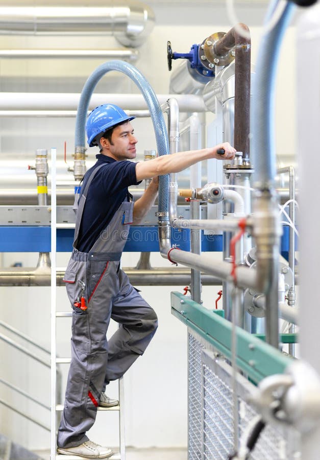 Assembler in an Industrial Plant - Assembly and Repair on Site Stock ...