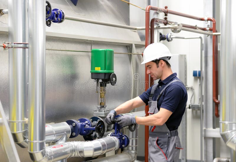 Assembler in an Industrial Plant - Assembly and Repair on Site Stock ...