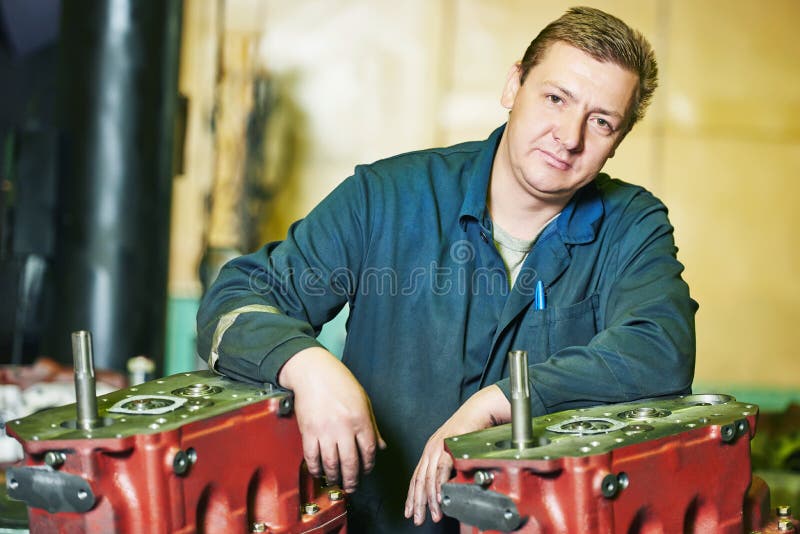 Assembler Worker at Tool Workshop Stock Photo - Image of worker ...