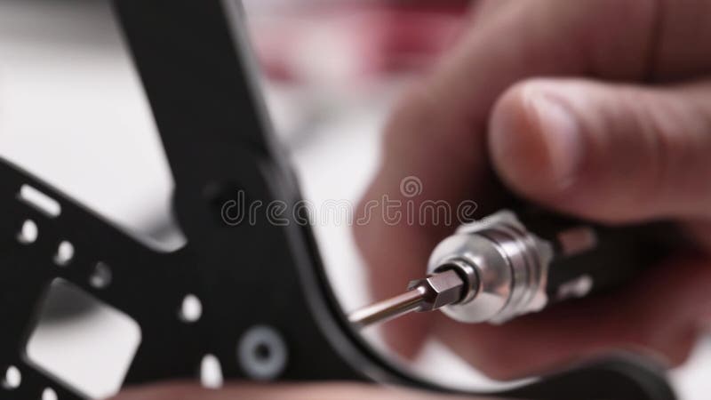 Assembling Diy Fpv Drone Frame Stock Footage - Video of copter, aerial ...