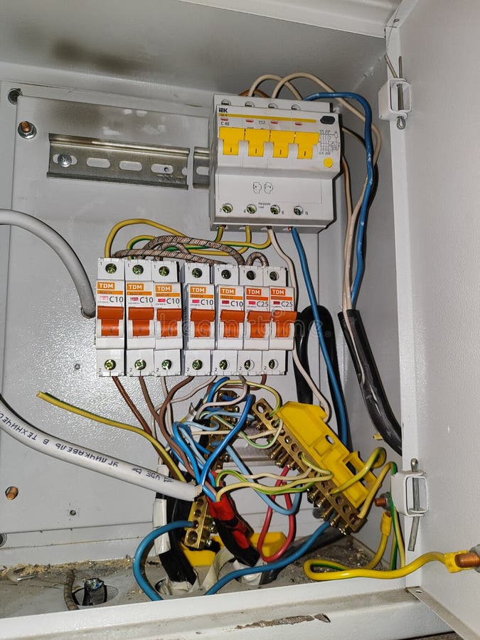Assembling the Electrical Panel. the Connections of the Shield Elements ...