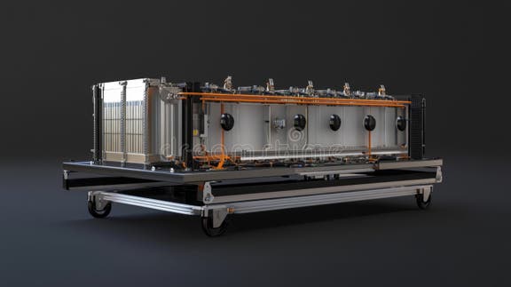 Assembling Hydrogen Fuel Cell Stack for Zero Emission Technology Stock ...