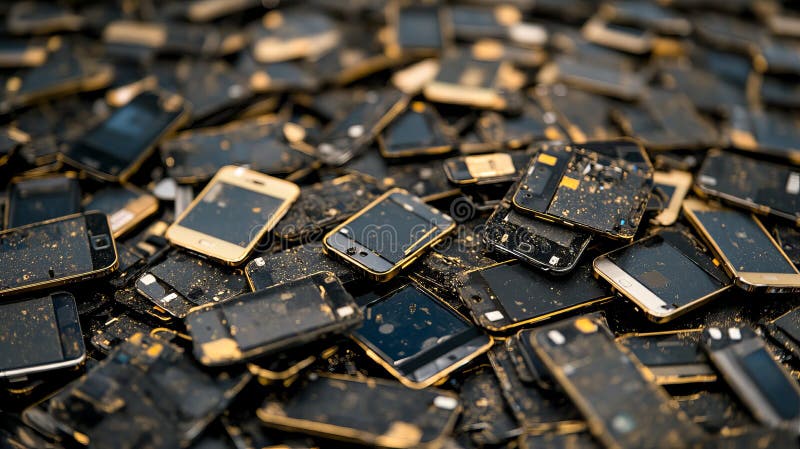 Assembling Smartphones in a Close-Up View of Modern Technology ...