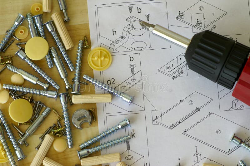 Assembling stock photo. Image of workbenches, table, construction ...
