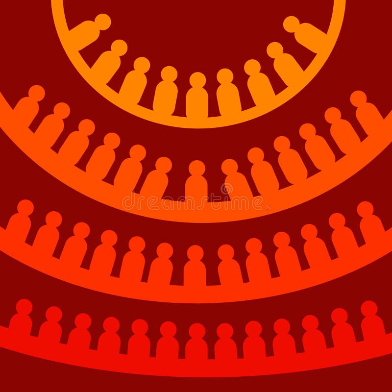 Groups stock illustration. Illustration of cooperation - 34340449