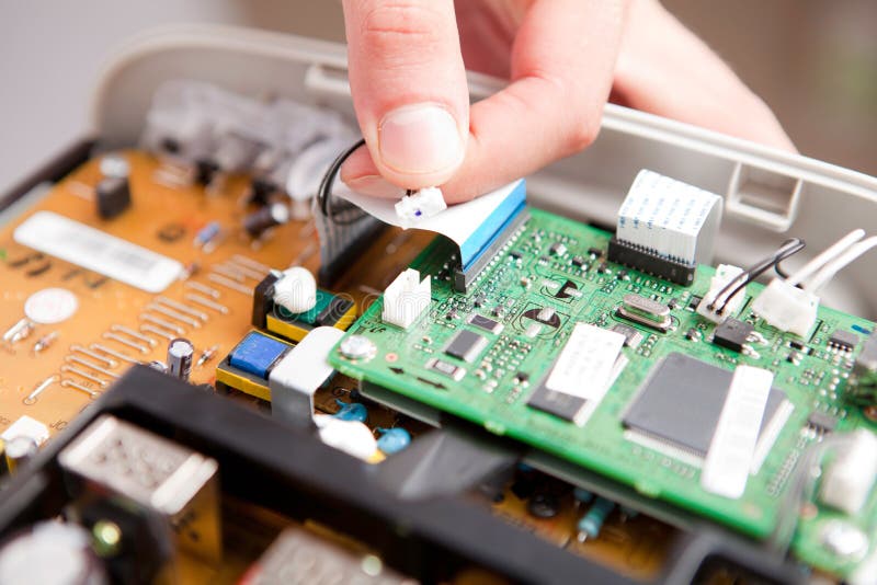 Assembling High Performance Personal Computer Stock Image - Image of ...