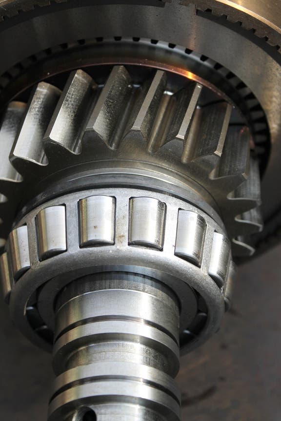 Assembly of Cog System for Engine Stock Photo - Image of automobile ...
