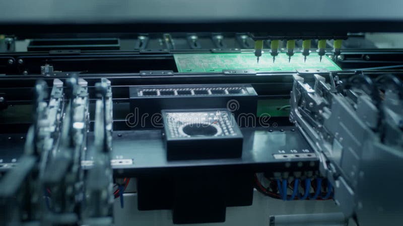 Assembly of Computer Circuit Board: Automatic SMD Pick and Place ...