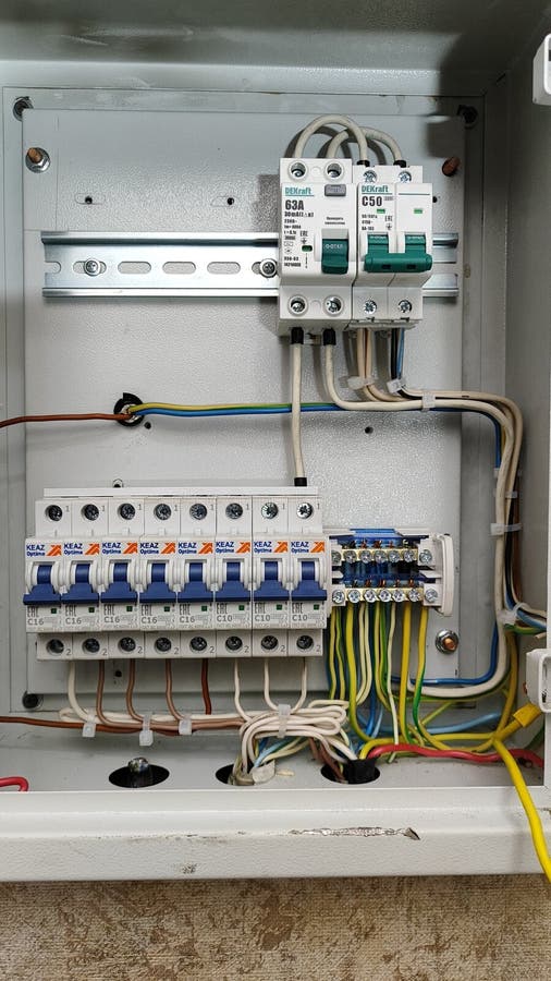 Assembly of the Electrical Panel. Connections of Shielding Elements ...