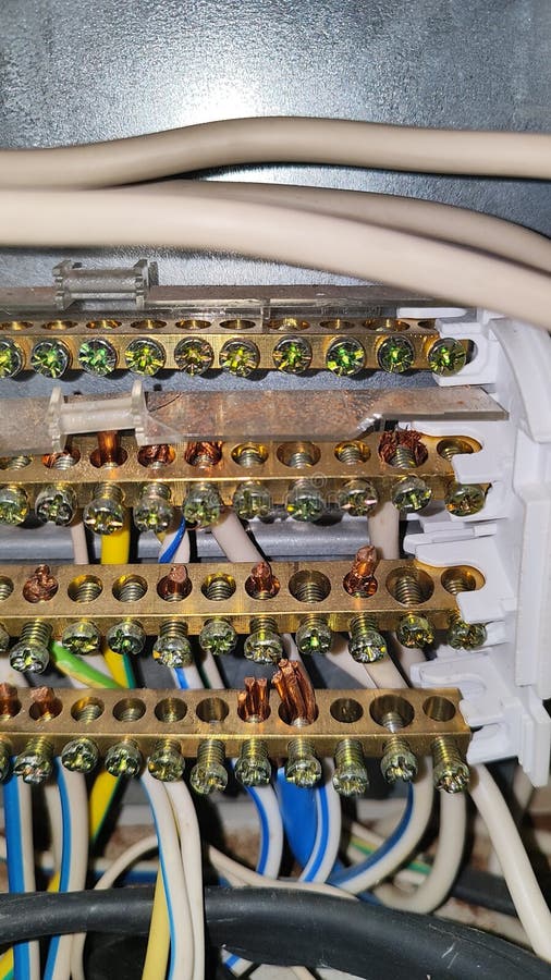 Assembly of the Electrical Panel. Connections of Shielding Elements ...