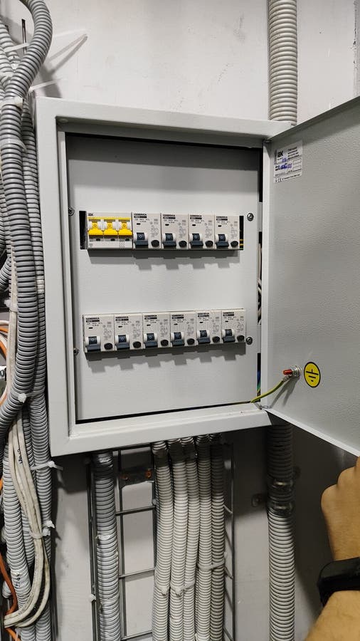 Assembly of the Electrical Panel. Connections of Shielding Elements ...