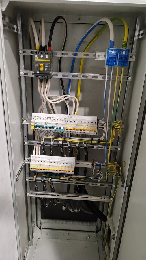 Assembly of the Electrical Panel. Connections of Shielding Elements ...