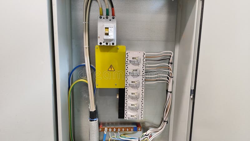 Assembly of the Electrical Panel. Connections of Shielding Elements ...