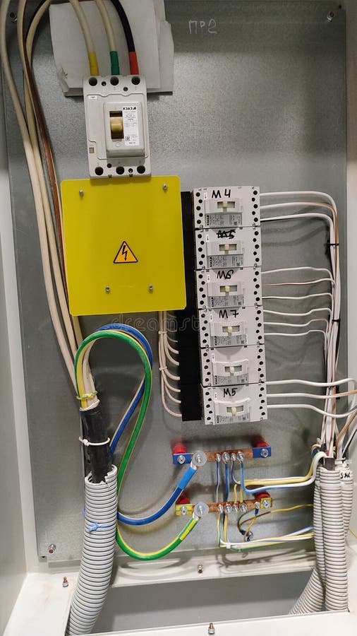 Assembly of the Electrical Panel. Connections of Shielding Elements ...