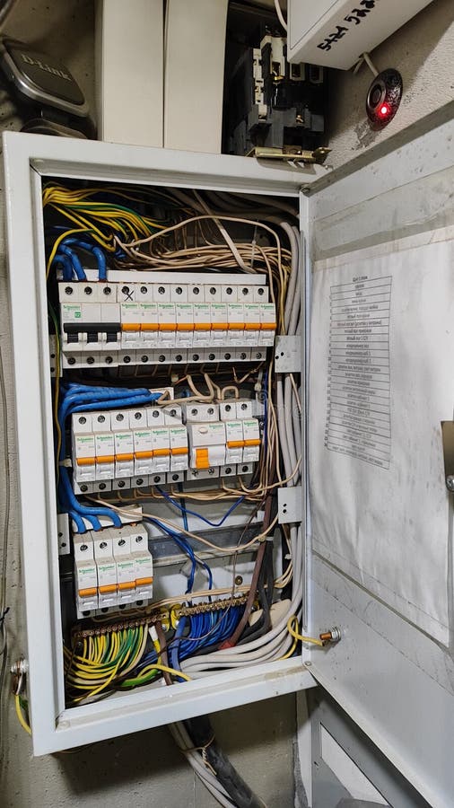 Assembly of the Electrical Panel. Connections of Shielding Elements ...