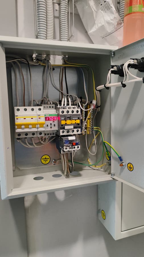 Assembly of the Electrical Panel. Connections of Shielding Elements ...