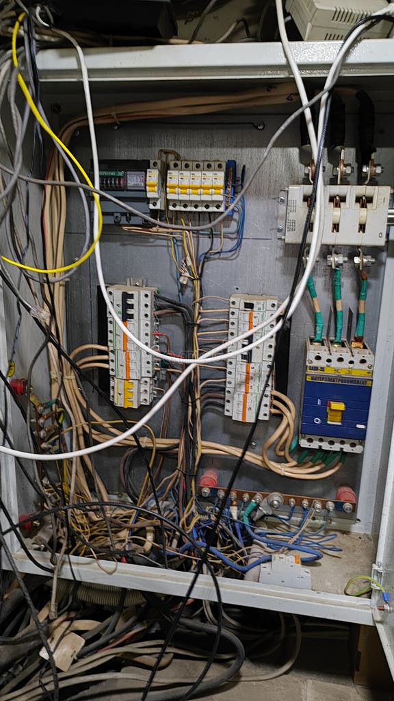 Assembly of the Electrical Panel. Connections of Shielding Elements ...