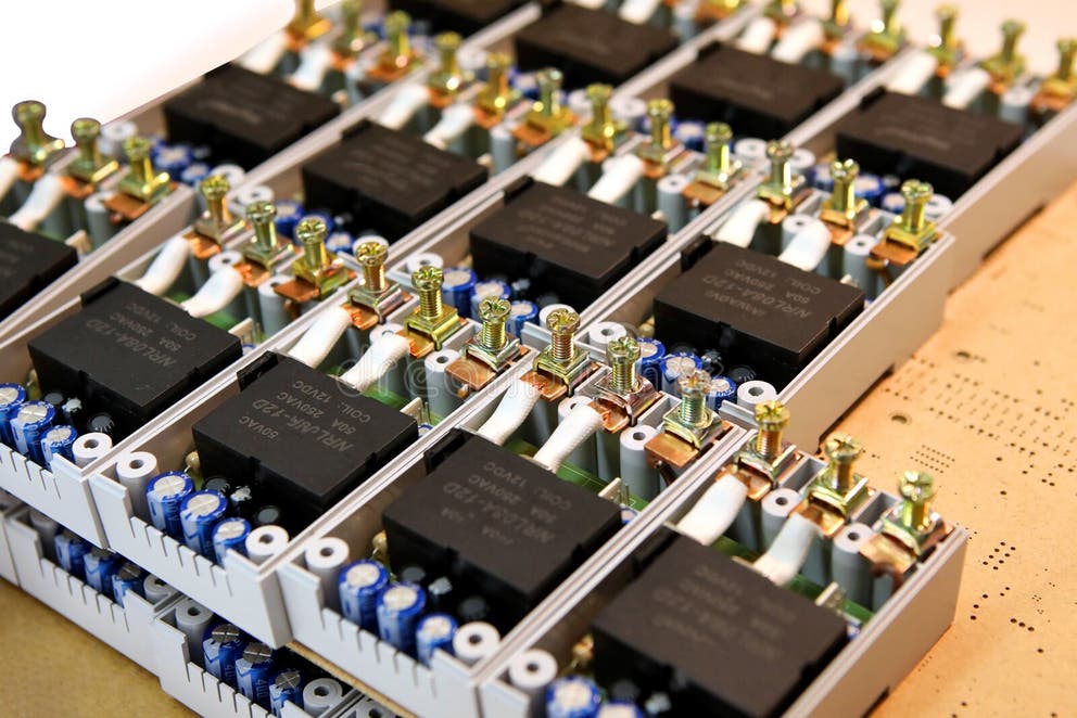 Assembly of Electronic Components for Voltage Relays. Manual Assembly ...
