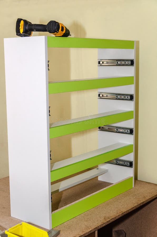 Assembly of Hard Furniture, Close-up Drawers for Drawers Stock Image ...