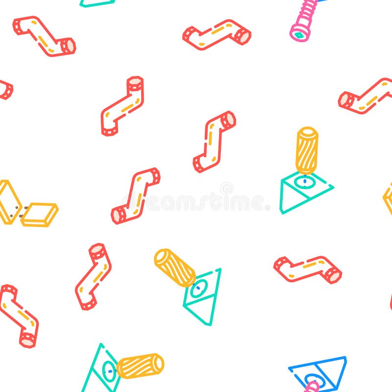 Assembly Instruction Furniture Vector Seamless Pattern Stock ...