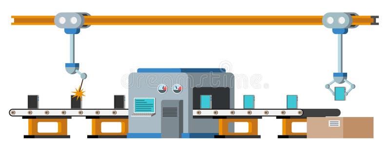 Assembly Line Equipment Stock Illustrations – 12,561 Assembly Line ...