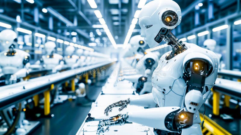 Assembly Line Automation stock photo. Image of automated - 308948448