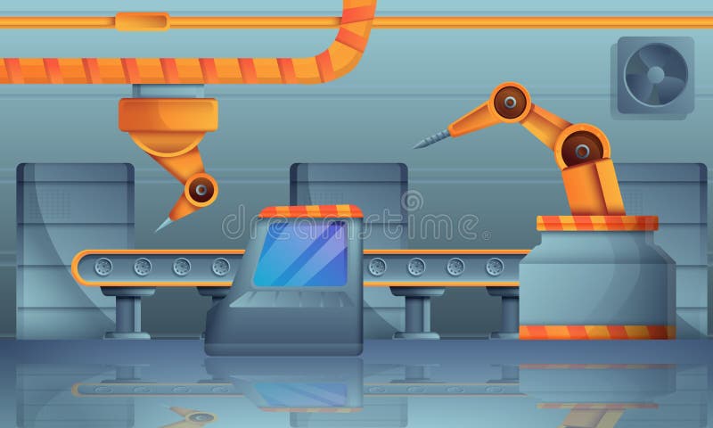 Quality Control Cartoon stock vector. Illustration of factory - 91164438