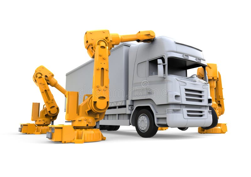 Assembly Line Truck Stock Illustrations – 313 Assembly Line Truck Stock ...