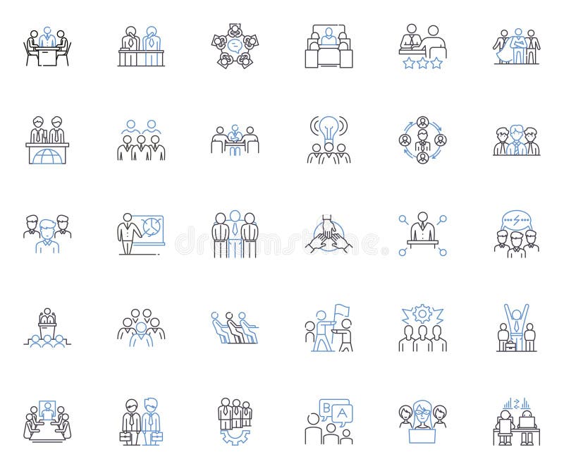Assembly Line Icons Collection. Machine, Fabrication, Parts ...