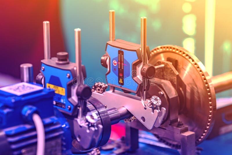 Assembly Line of Mechanical Engineering Stock Image - Image of ...