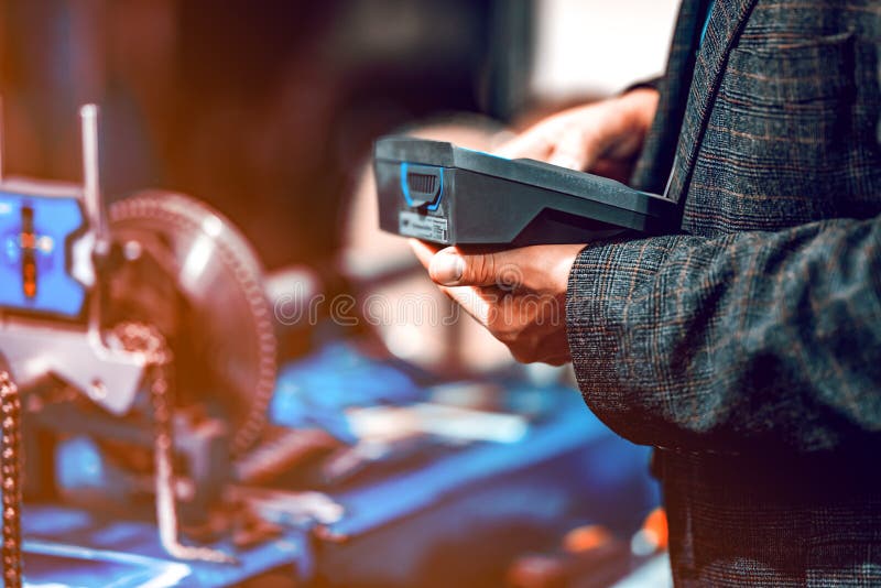 Assembly Line of Mechanical Engineering Stock Image - Image of factory ...