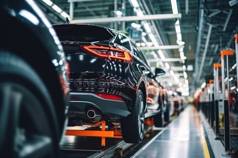 Assembly Line for the Production of Modern Cars. the Final Stage of ... Assembly Line for the Production of Modern Cars. the Final Stage of ...
