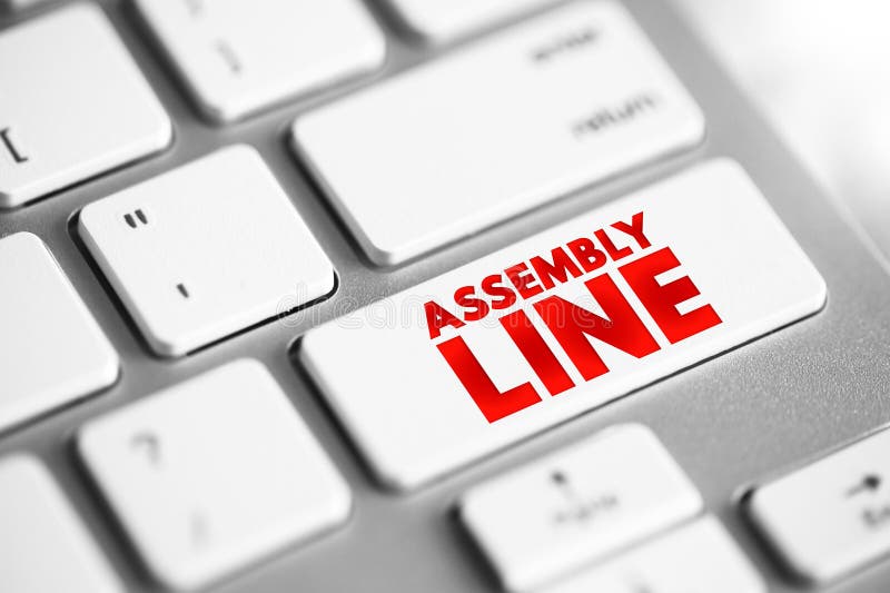 Assembly Line is a Production Process that Breaks the Manufacture of a ...