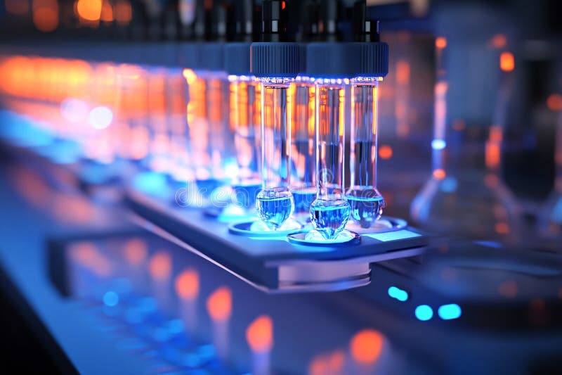 The Assembly Line in the Sterile Lab, Designed with a Futuristic ...