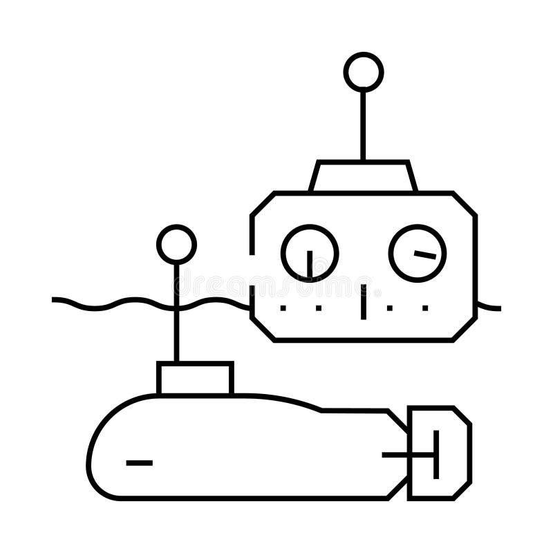 Assembly of Military Models Line Icon Vector Illustration Stock Vector ...