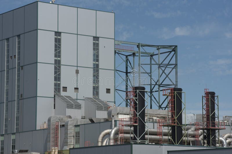 Assembly and Mounting in Steel Construction Stock Image - Image of ...