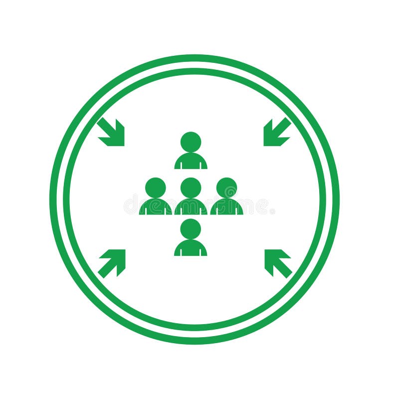 Assembly Point stock vector. Illustration of icon, sign - 175122184