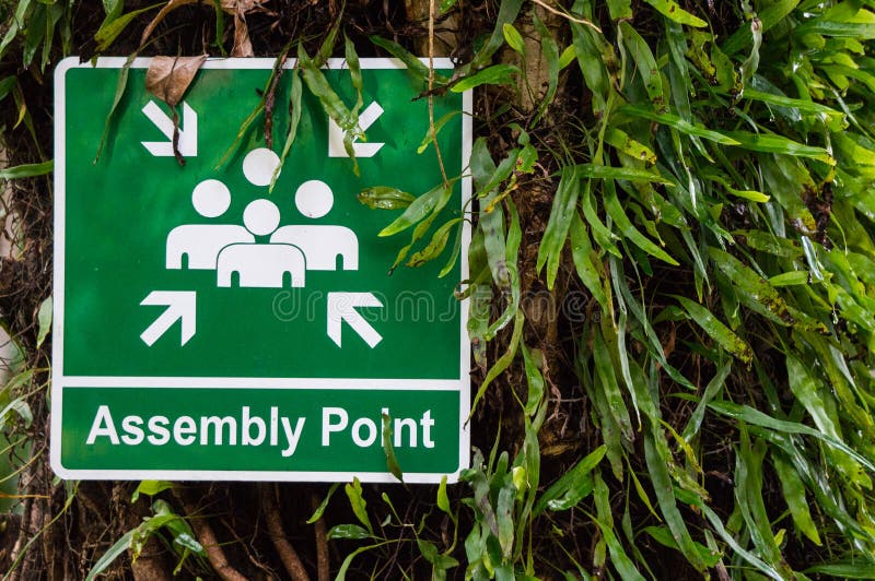 Assembly Point stock photo. Image of group, evacuation - 94205608