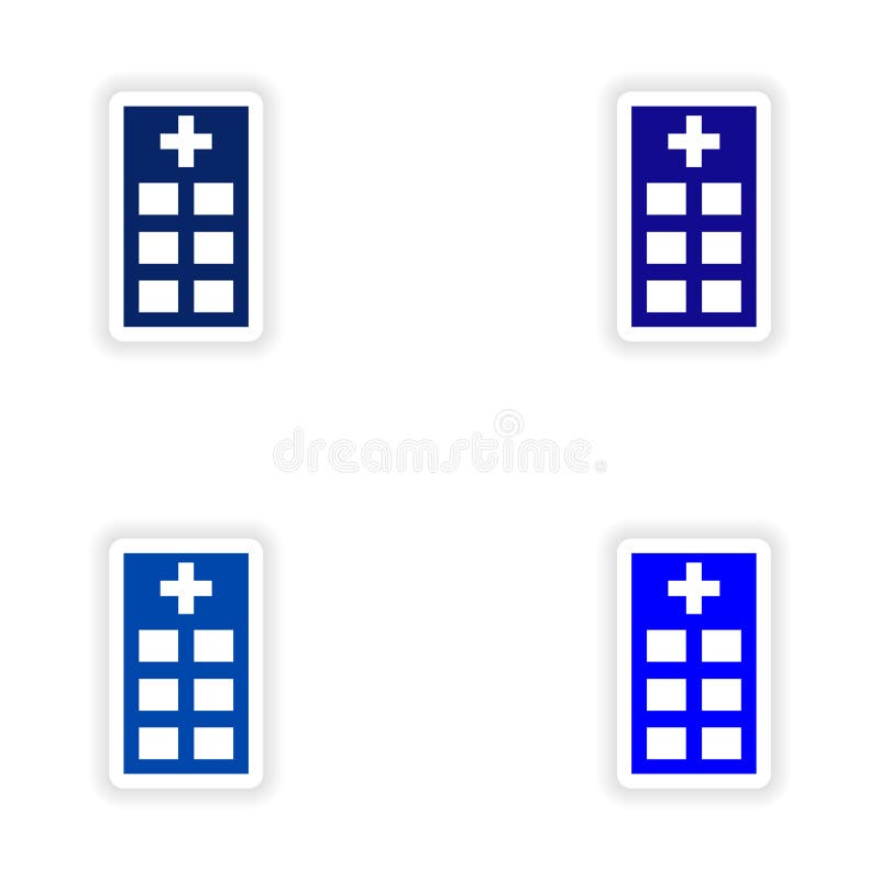 Assembly Realistic Sticker Design on Paper Stock Vector - Illustration ...