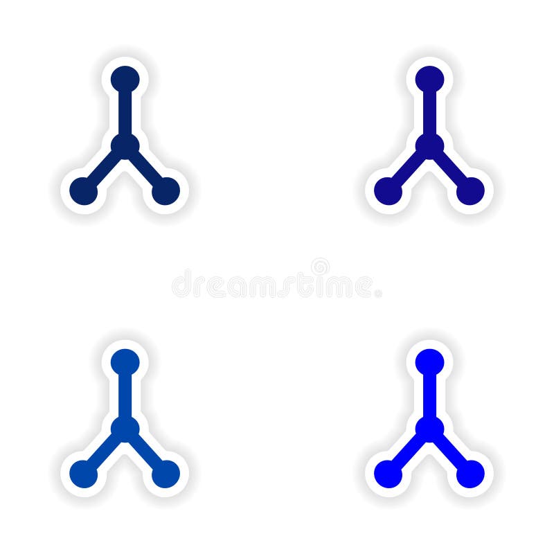 Assembly Realistic Sticker Design on Paper Stock Vector - Illustration ...