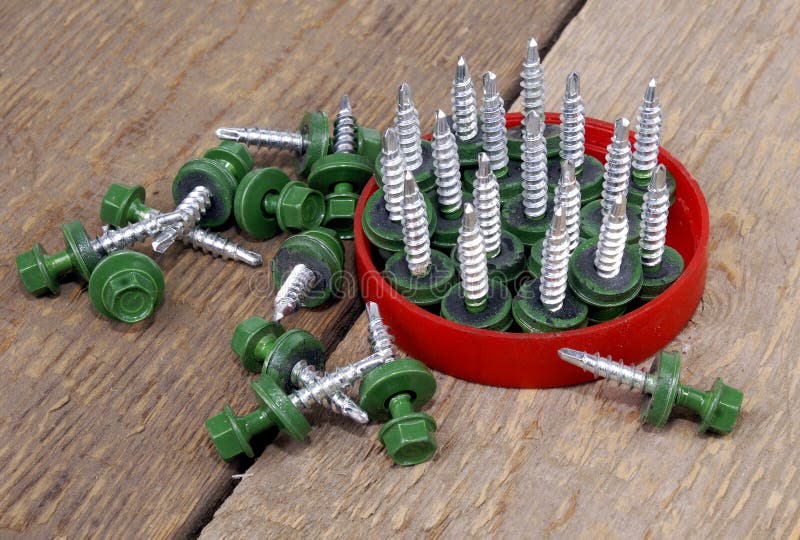 Assembly screws. stock photo. Image of fastening, assemblage - 21344060